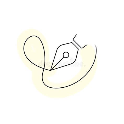 Pen Tool With Curve Line Vector Illustration Stock Vector Illustration Of Babe Illustrator