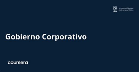 Gobierno Corporativo Specialization Study Groups Moocable