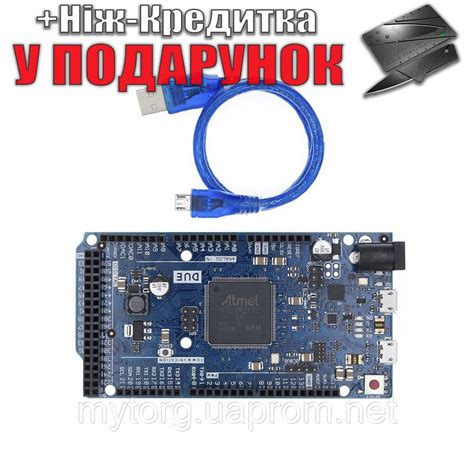 Купити Arduino Due R3 Ch340 Atmega16u2 Atsam3x8e Arm C Usb Blue Mega16u2 Синій ціна 161325