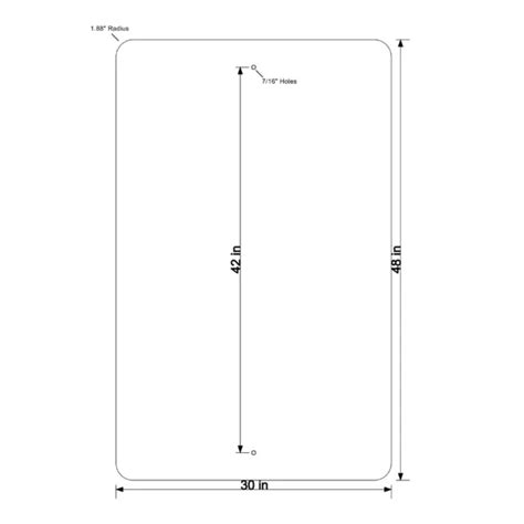 Aluminum Blank Vertical Rectangle Sign Solutions Usa