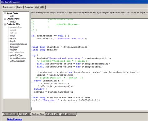 Informatica Powercenter How To Run A XSLT Transform On A XML Document