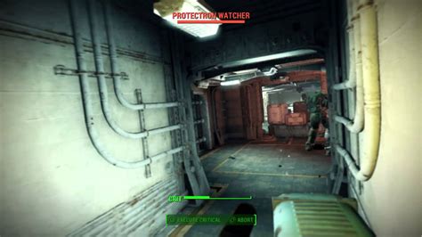 Fallout 4 Protectron Vs Missile Youtube