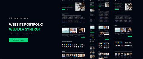 Website Portfolio UX UI Design Development Behance