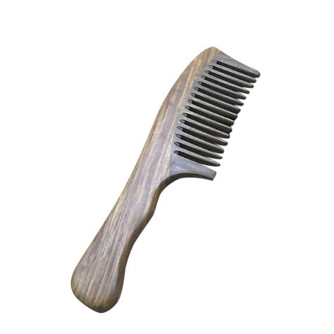 1pcs Useful Handmade Wooden Sandalwood Wide Tooth Wood Comb Natural