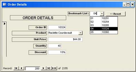 Form Bookmarks And Data Editing ~ Learn Ms Access Tips And Tricks