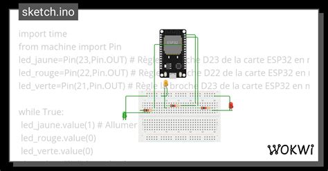 Mehdi Soyah Malek Chekili Wokwi ESP32 STM32 Arduino Simulator