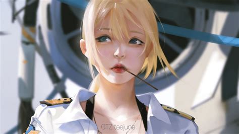 Wallpaper Anime Girls Digital Art Artwork 2d Portrait 1600x900