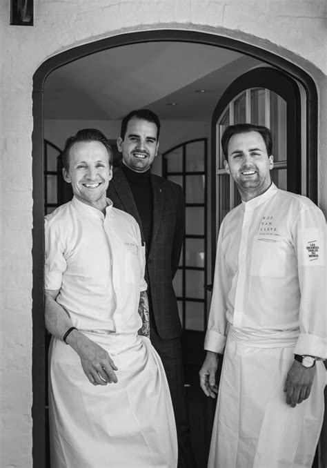 David Baert Boulanger And Pâtissier Tom Christiaens Sommelier Floris Van Hof Van Cleve