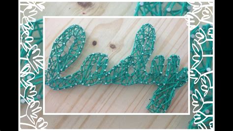 diy nail string art tutorial youtube
