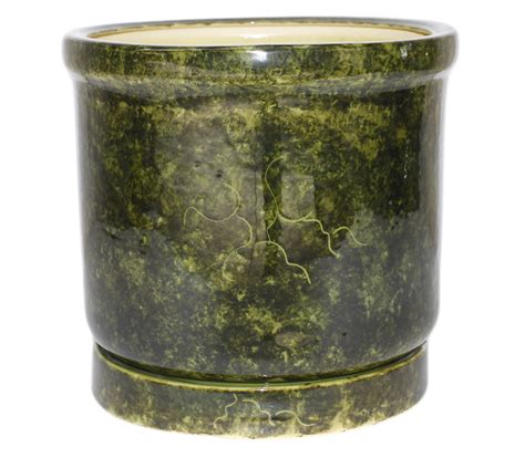 Горшок для цветов зеленый 25 см х 24 см х 24 см 10 л 1 шт купить на Ozon по низкой цене