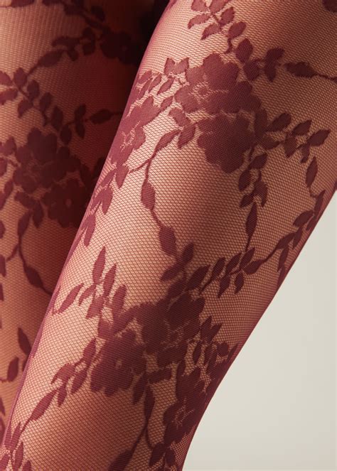 Floral Tulle Tights Calzedonia