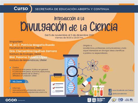 ¡no Te Pierdas El Curso Facultad De Ciencias Facebook