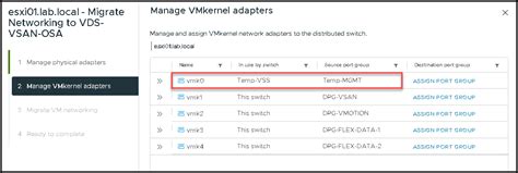 Recover ESXi Host Network DPC Virtual Tips