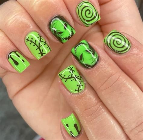 Oogie Boogie Nails Mickey Nails Rodeo Nails Shellac Nail Art