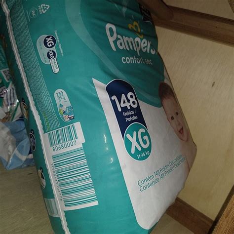 Fralda Pampers Confort Sec Xg 148 Unidades Em Promoção No Mamãe Pechincha