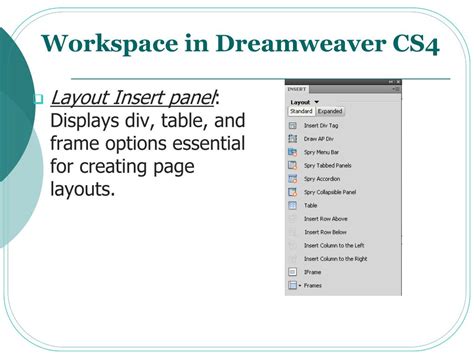 PPT DREAMWEAVER CS PowerPoint Presentation Free Download ID
