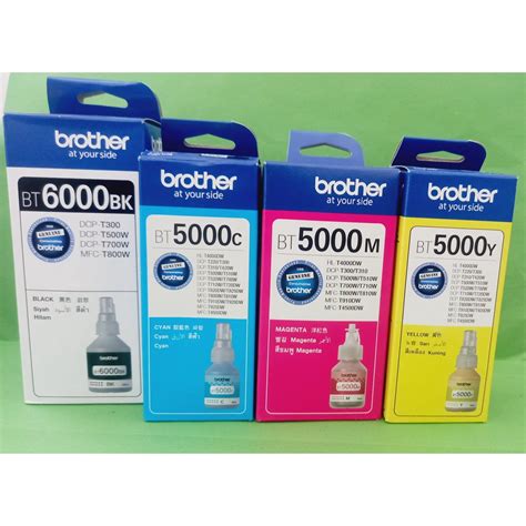 Jual Tinta Brother Original Bt Bk Bt C M Y Hitam Cyan Magenta Yellow Shopee Indonesia
