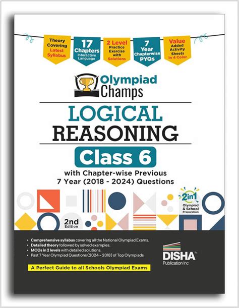Olympiad Champs Logical Reasoning Class 6 With Chapter Wise Previous 7 Disha Publication