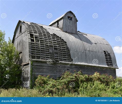 Kane County Barn Dilapidado Foto De Archivo Editorial Imagen De