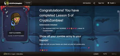 Akshat Saxena On Linkedin I Just Leveled Up My Blockchain Development Skills With Cryptozombies