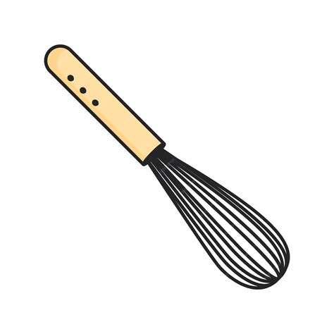 Premium Vector Wire Whisk Icon Kitchenware Element Kitchen Utensil And Tool Doodle Style