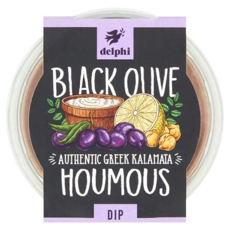 Buy Delphi Houmous Black Olive Dip 170g6 Wholesale Camelot