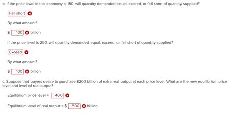 Solved Suppose That The Aggregate Demand And Aggregate