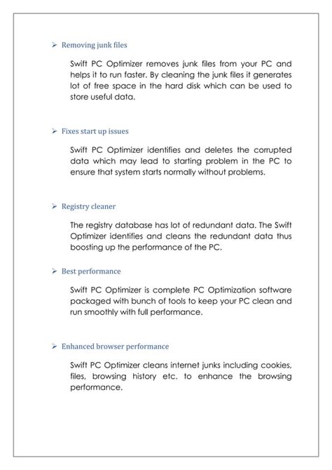 Swift Pc Optimizer Pdf