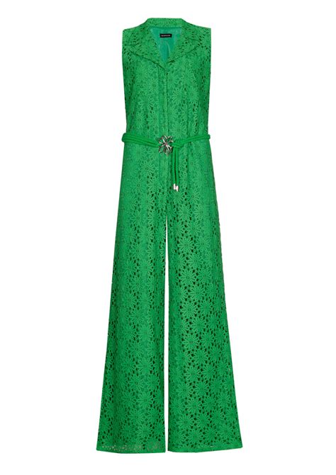 Jumpsuits Korte Mouw Groen Caroline Biss