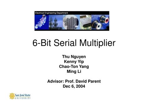 Ppt 6 Bit Serial Multiplier Powerpoint Presentation Free Download