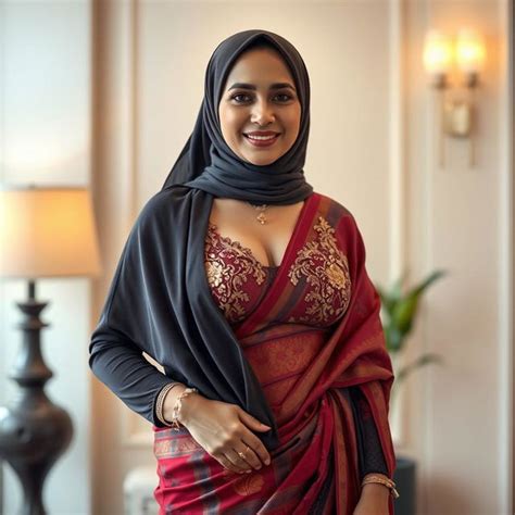 Elegance Unleashed Captivating Portrait Of A Confident Muslim Woman