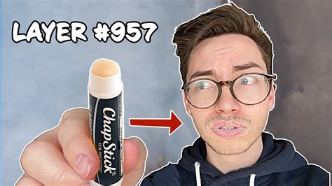 I Put On 1 000 Layers Of Chapstick Challenge Youtube