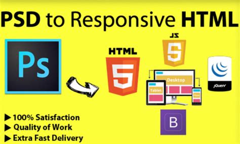 Convert Psd To Html Xd To Html Figma To Html Sketch To Html Css