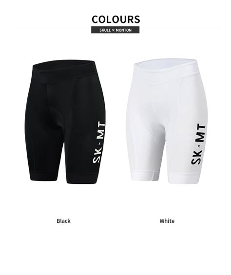 Womens Bike Shorts Padded Black