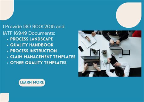 Help You Create A Robust Quality Management System Acc Iso And