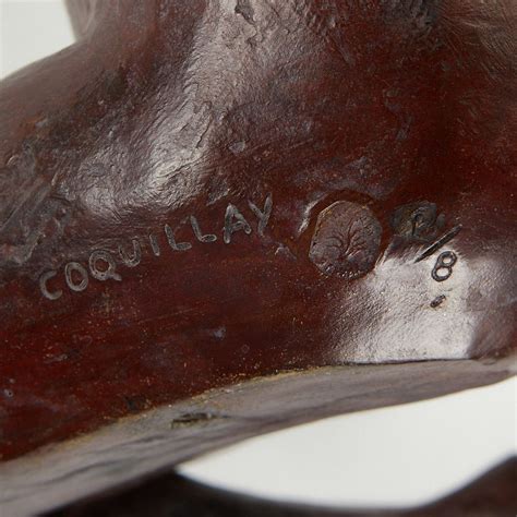 Jacques Coquillay Bronze Sculpture Seated Woman Sold At Auction On 28th
