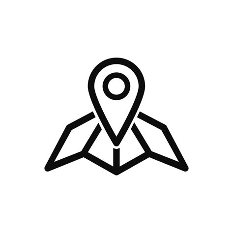 Location Map Vector Icon Isolated On Transparent Background PNG