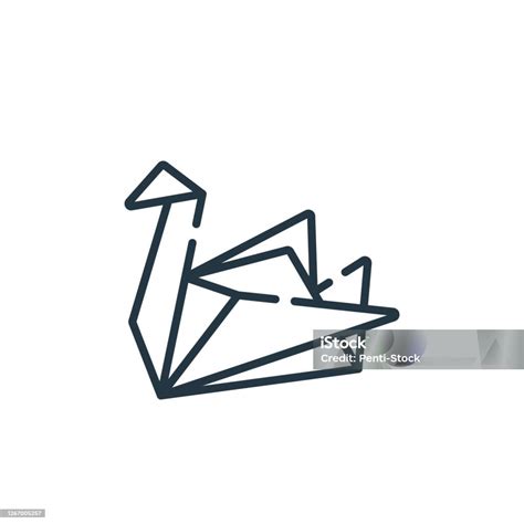 흰색 배경에 격리 된 종이 접기 벡터 아이콘입니다 웹 사이트 디자인 및 모바일 앱 개발을위한 개요 얇은 라인 종이 접기 아이콘 얇은 선 종이 접기 윤곽선 아이콘 벡터