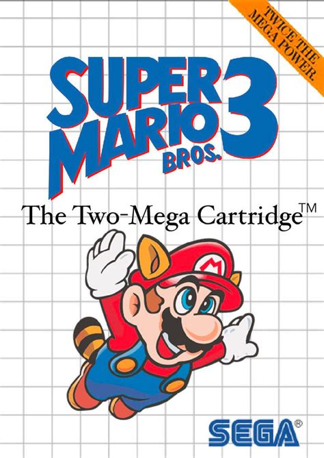 Super Mario Bros 3 1990 Sega Master System Box Art By Lachstaryt On
