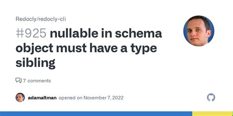 Nullable In Schema Object Must Have A Type Sibling · Issue 925