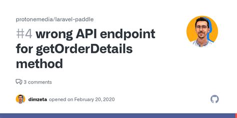 Wrong Api Endpoint For Getorderdetails Method Issue Protonemedia