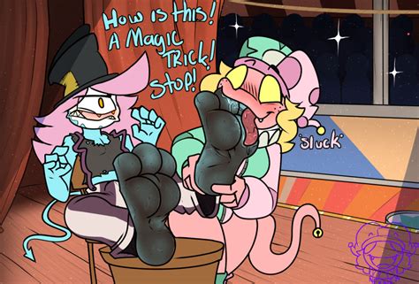 Rule 34 Amphibian Axolotl Axolotl Humanoid Barefoot Blonde Hair Blue