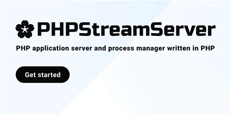 Github Phpstreamserverphpstreamserver Phpstreamserver Is A High