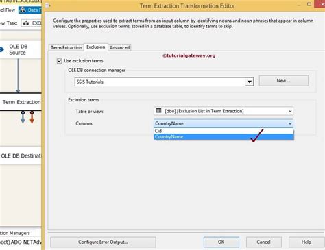 Ssis Term Extraction Transformation Exclusion Tab