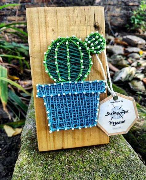 String Art Karya Seni Anak Medan Unik Dengan Paku Dan Benang