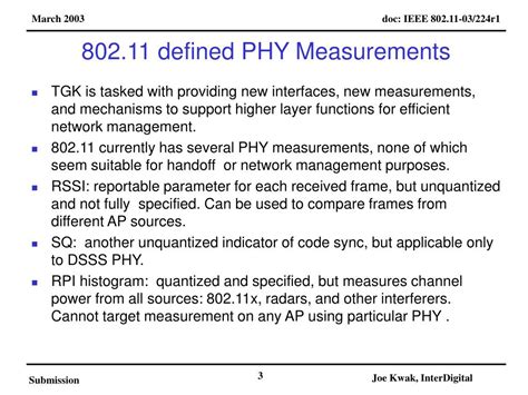 PPT RCPI Improved RSSI Measurement A Quantized Power Measurement To Support Network