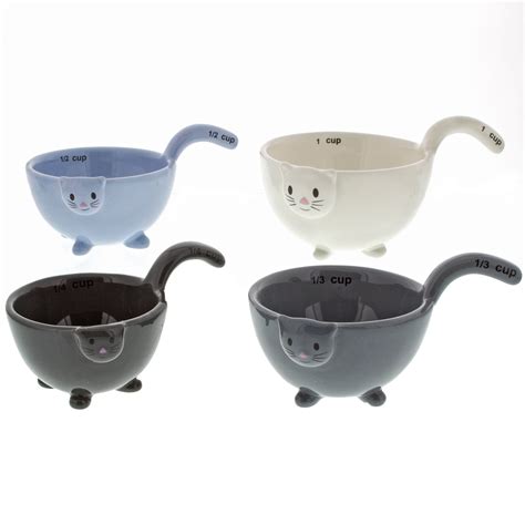 Ceramic Cat Measuring Cups Spoons Legit Ts