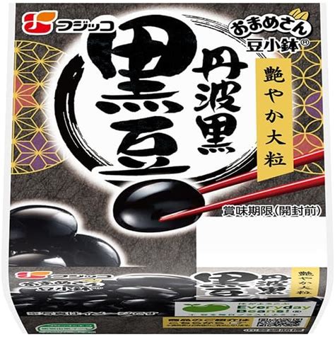 Jp フジッコ おまめさん豆小鉢 丹波黒黒豆 65g×2パック×12袋入×2ケース 食品・飲料・お酒