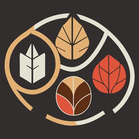 Premium Vector Isolated Linear Leaf And Flower Vector Graphics