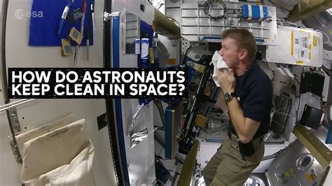 Astronaut Tim Peake Demonstrates How To Shower In Space ABC11 Raleigh